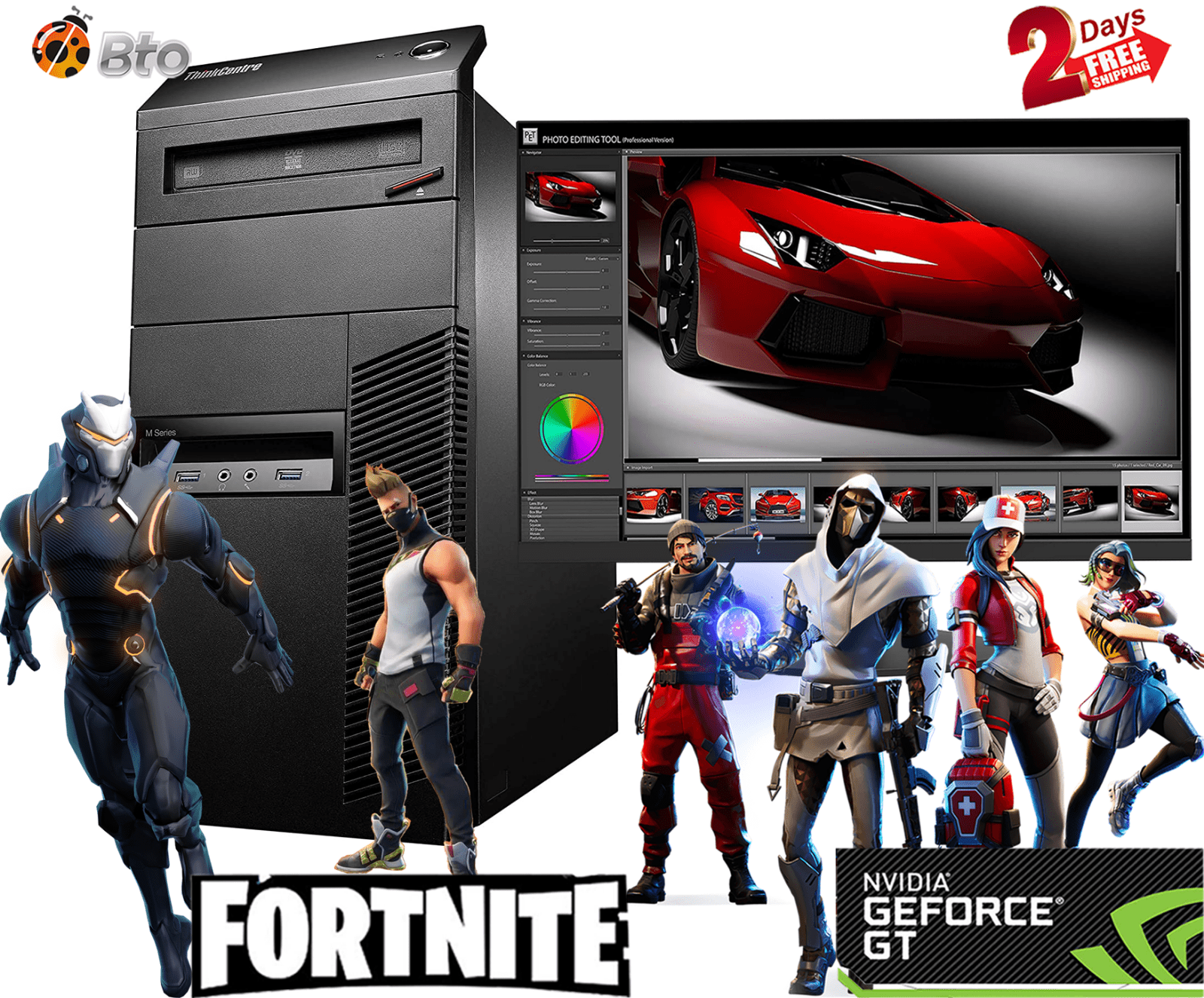 Restored Lenovo ThinkCentre Gaming Computer Tower Intel Core i5 Processor 8GB Ram 1TB HDD Bto ...