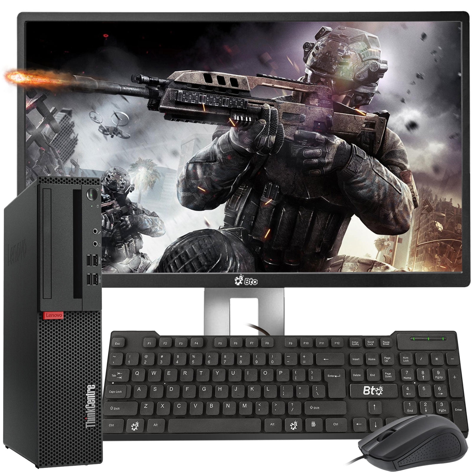 Restored Lenovo ThinkCentre Gaming PC Intel Core i5-6500, 32GB RAm, 1TB ...