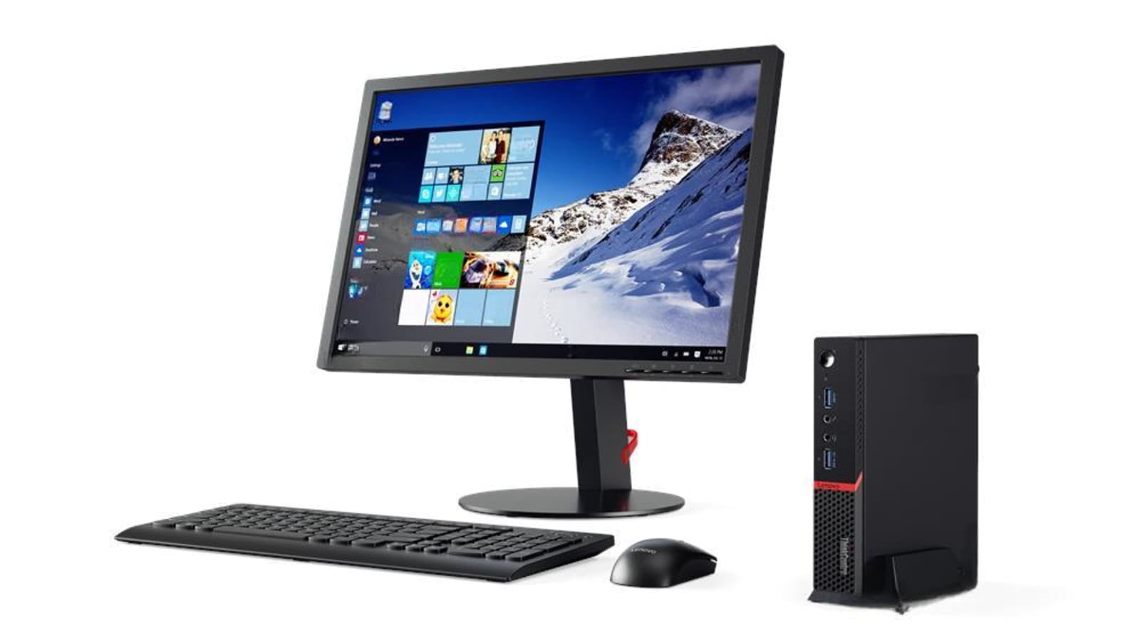 Restored Lenovo ThinkCentre M600 Micro Tower Desktop | Pentium - J3710 ...