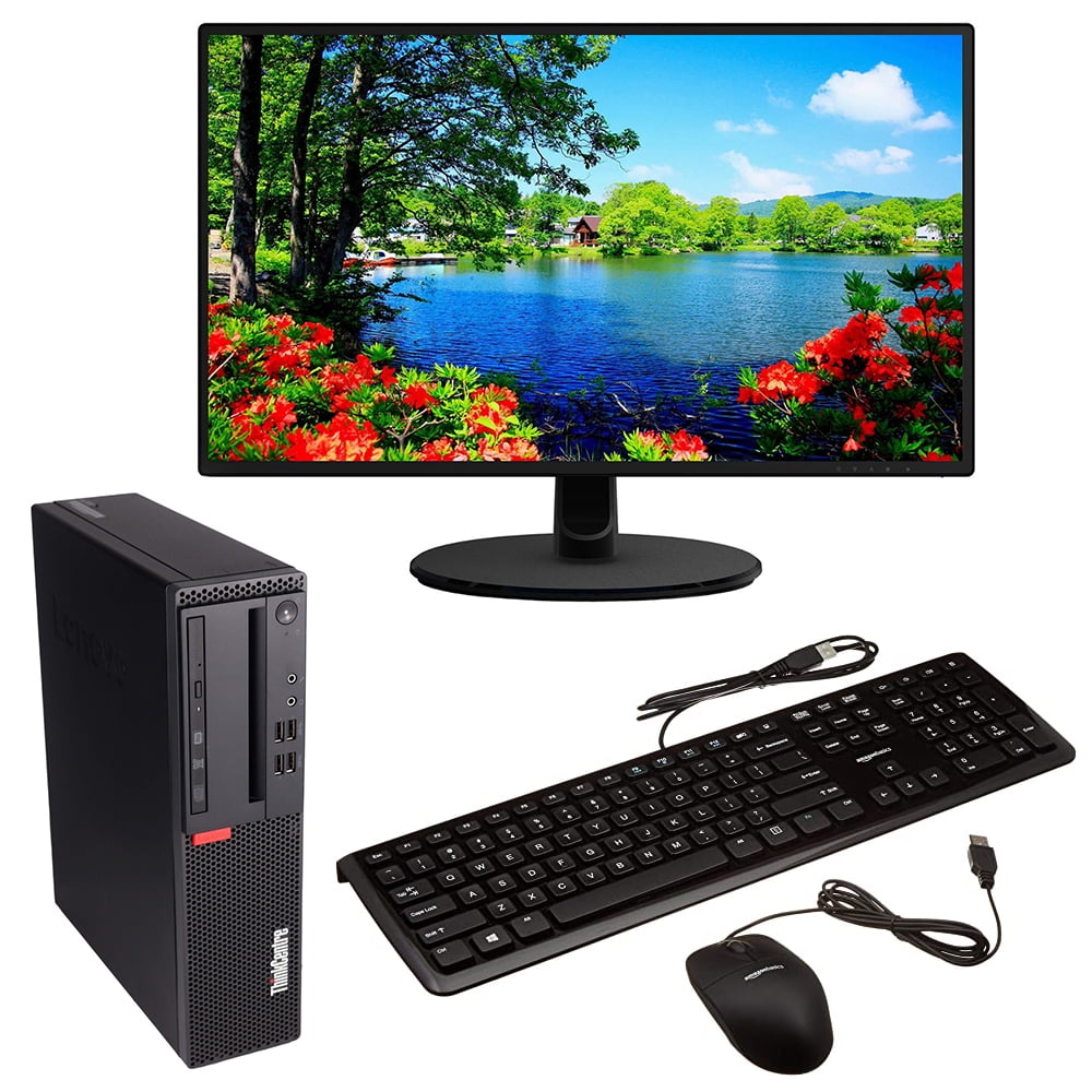Restored Lenovo ThinkCentre M710s Desktop Computer Intel Core i3-6100 ...
