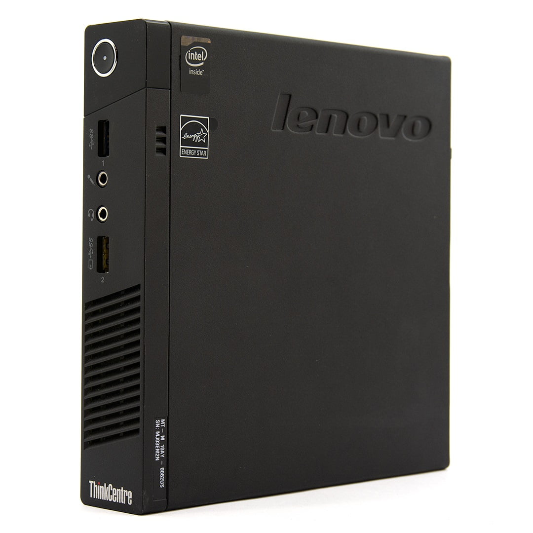 Restored Lenovo ThinkCentre M73 Tiny Form Desktop Computer PC, 3.2 GHz ...