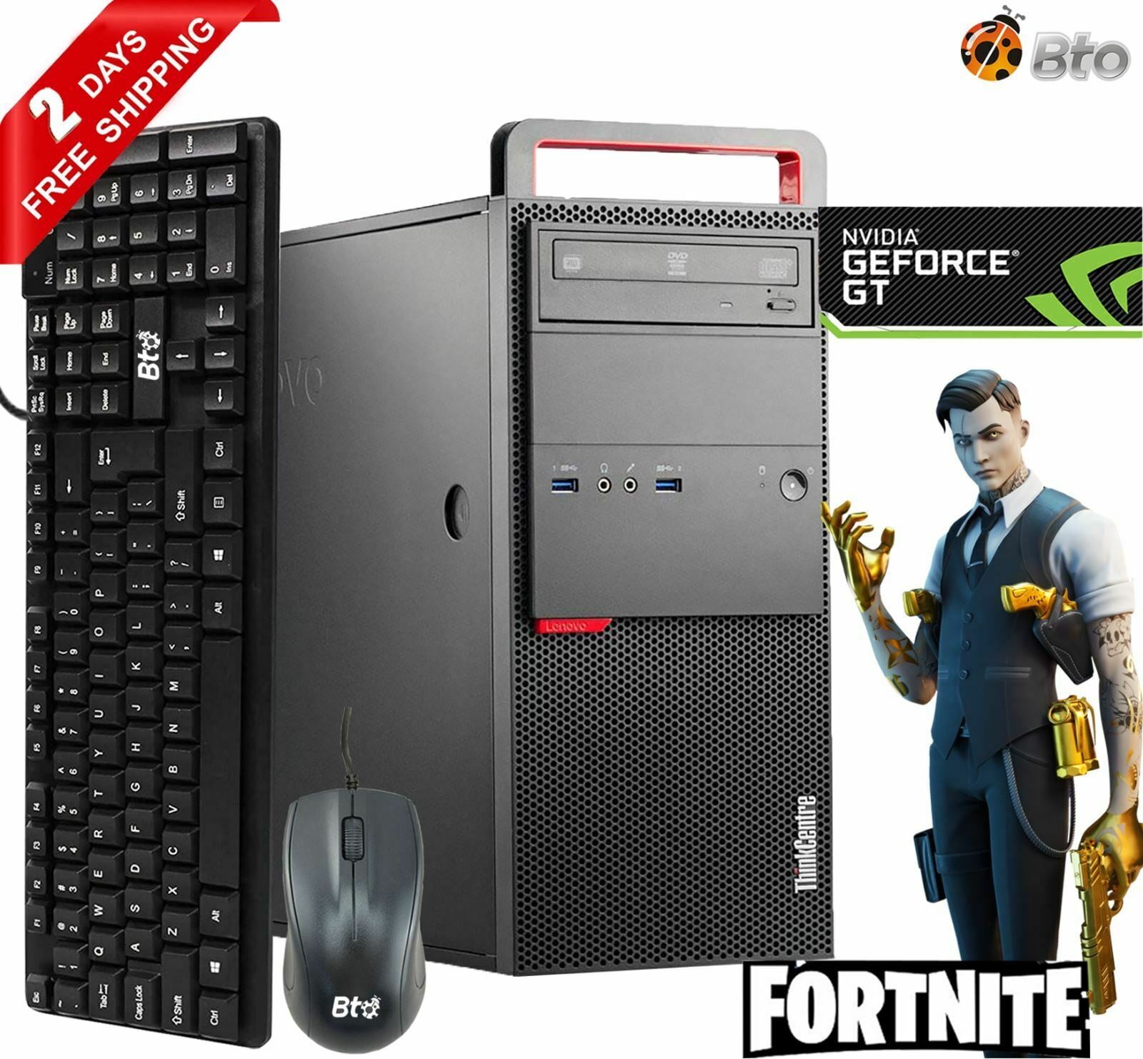 Restored Lenovo ThinkCentre M900 Gaming Computer Tower, Intel Core i5 ...