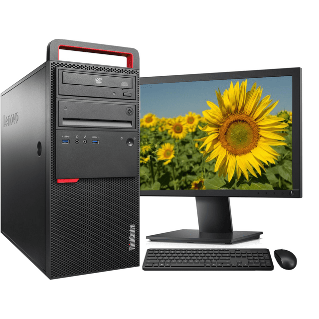Restored Lenovo ThinkCentre M900 Tower Computer PC, Intel Core i5 6500 ...