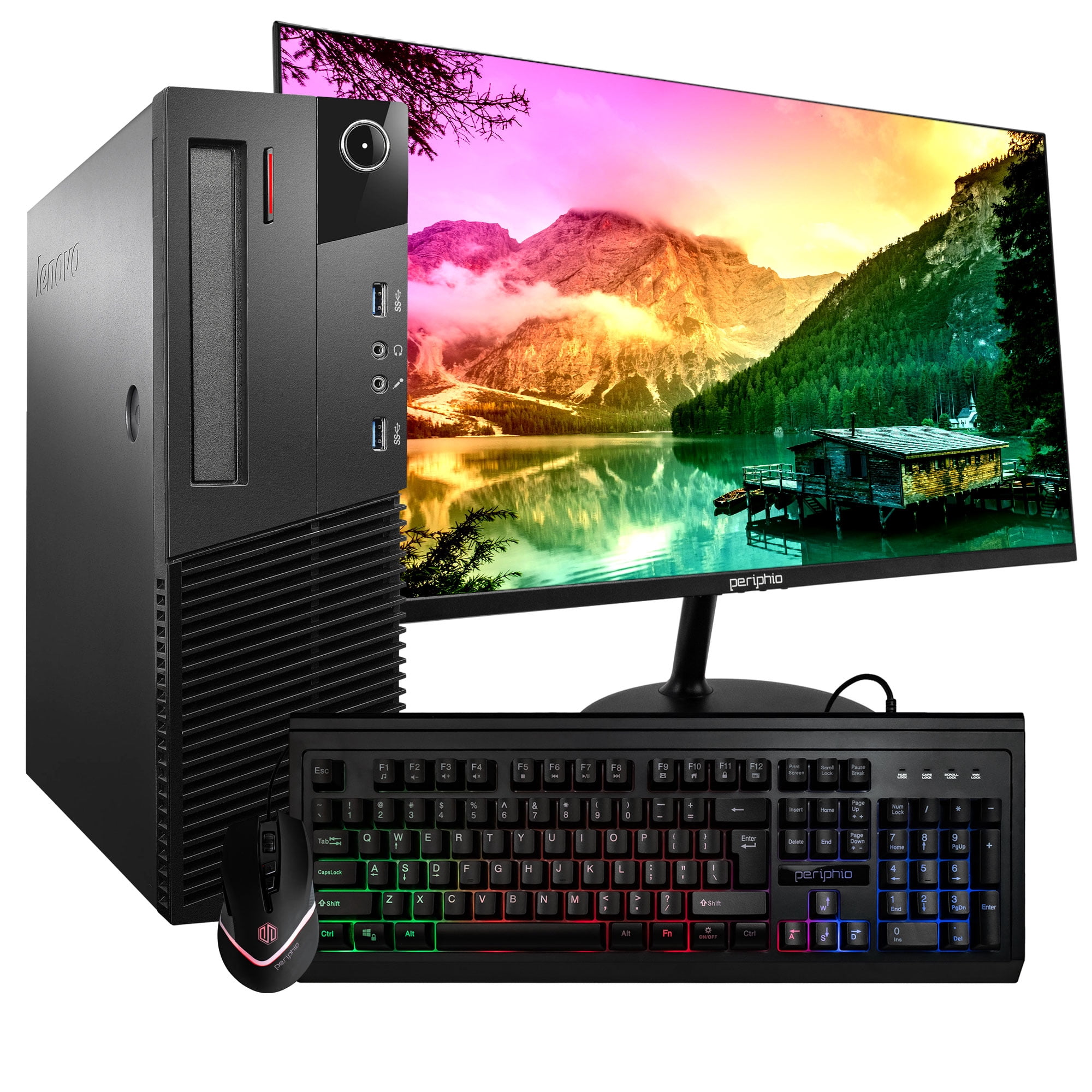 Restored Lenovo ThinkCentre M93p Small Desktop Computer Intel i5 (3 ...
