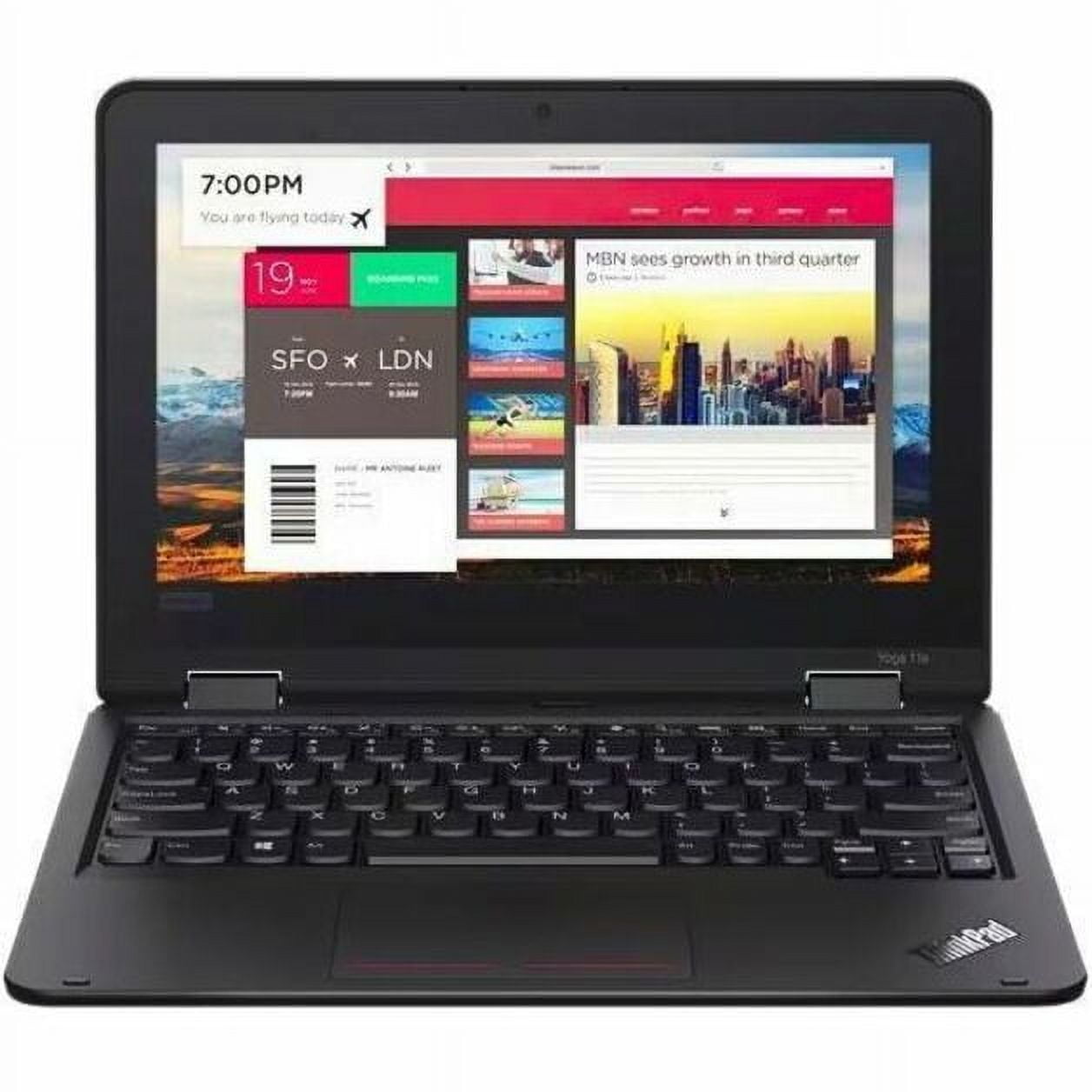 Restored Lenovo ThinkPad 11.6" Touchscreen 2-in-1 Laptop, Intel Pentium ...