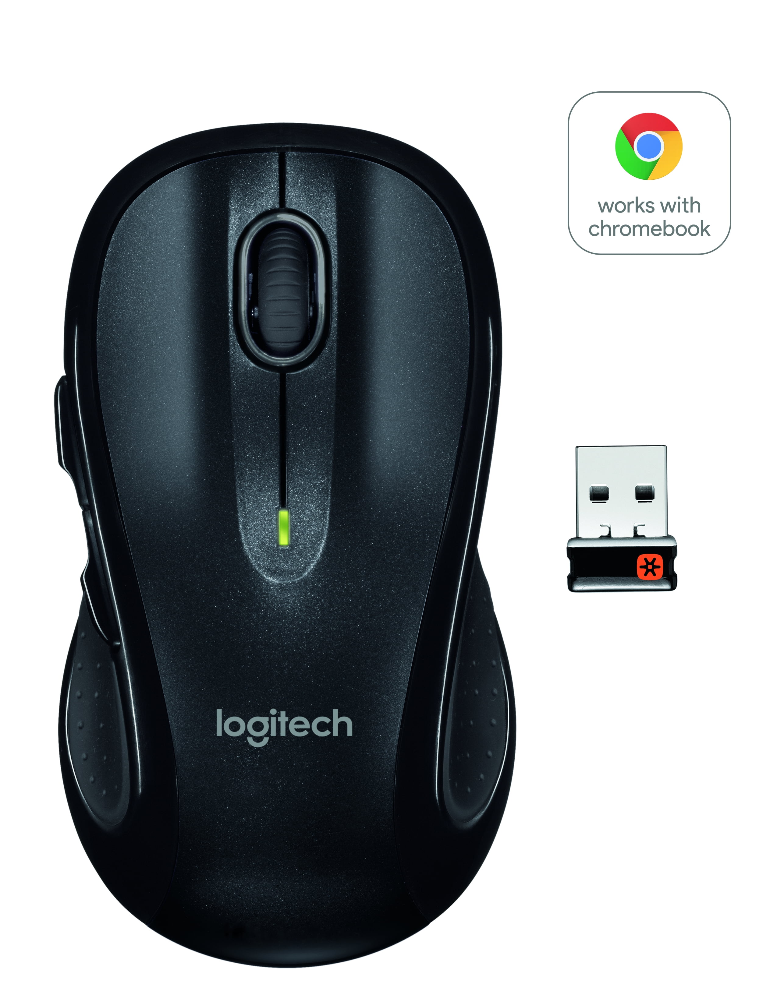 Restored Logitech Advanced Full-Size Wireless Mouse (Refurbished ...