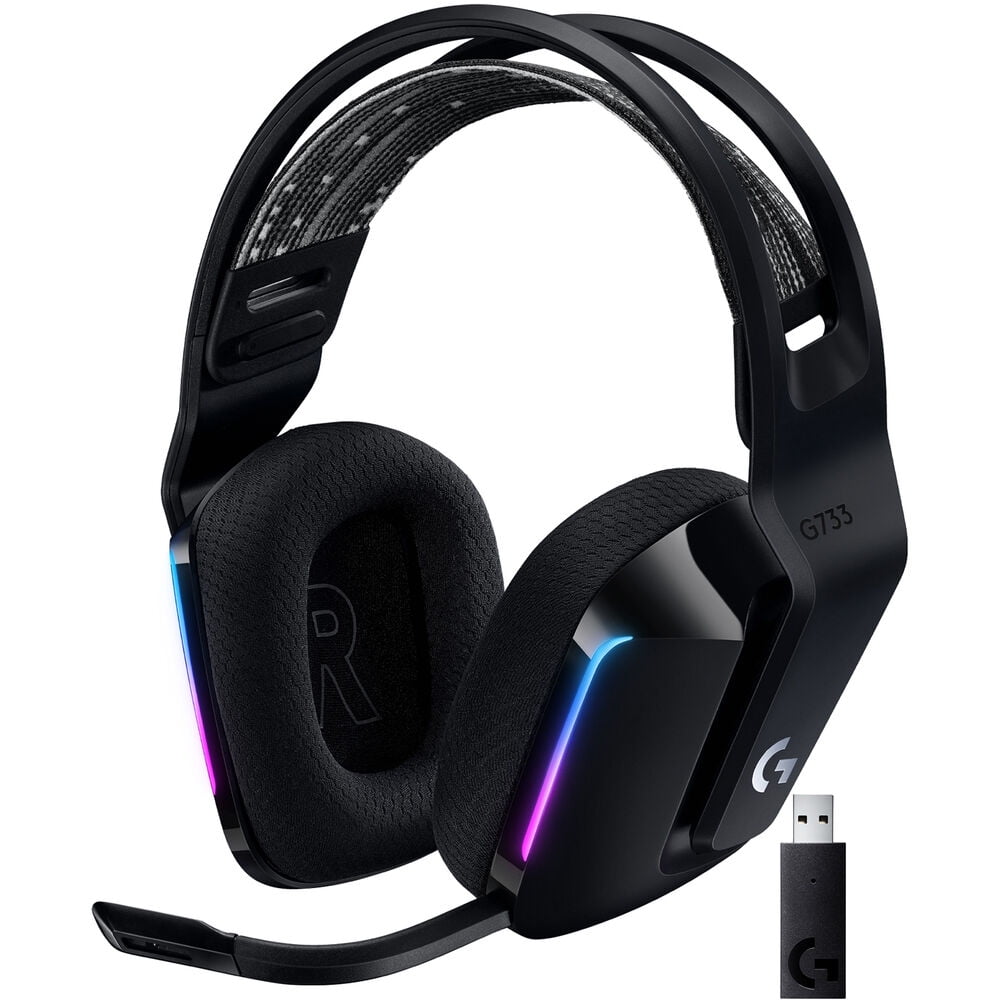 Restored Logitech G G733 LIGHTSPEED Wireless RGB Gaming Headset (Black ...