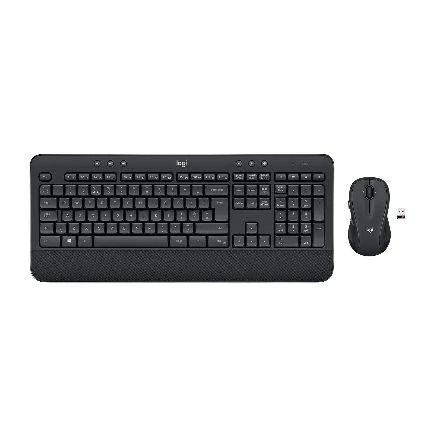 Restored Logitech MK545 Advanced Wireless Keyboard and Mouse Combo ...