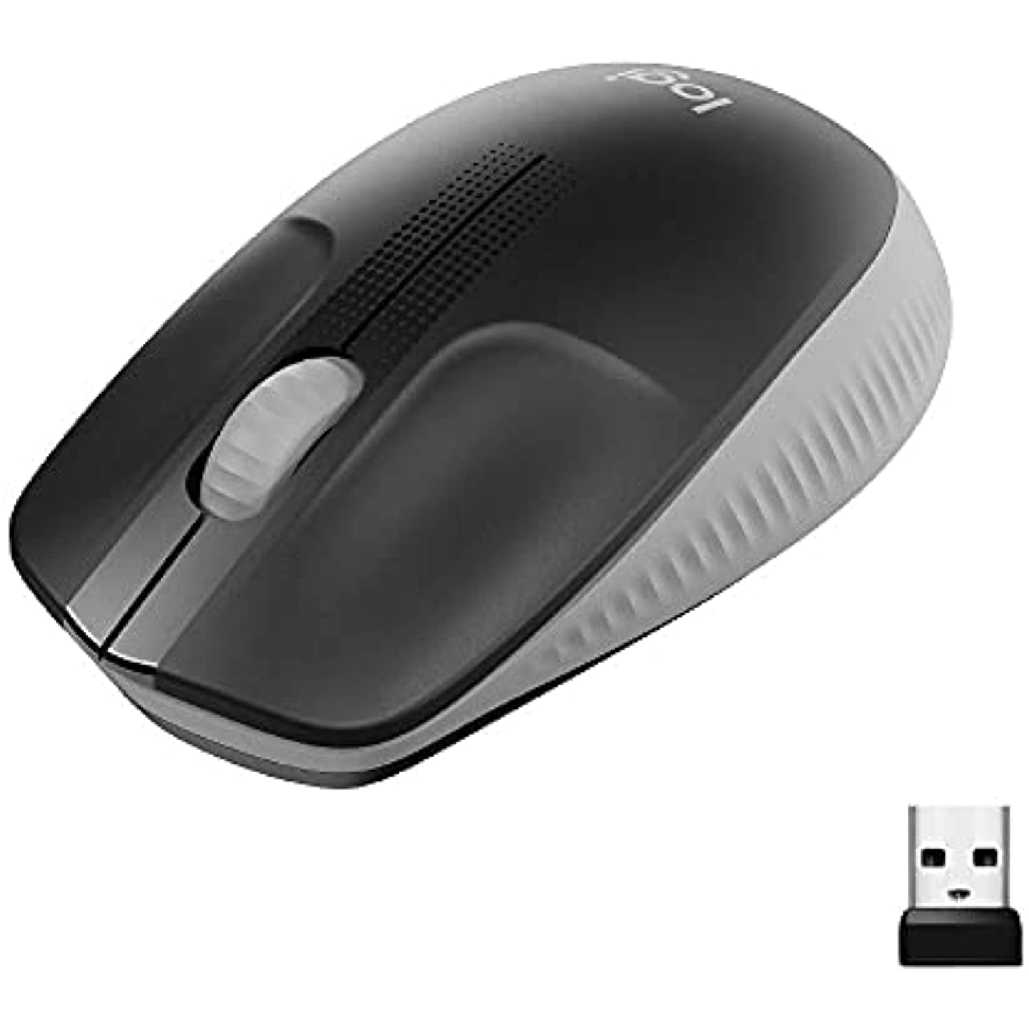 Restored Logitech Wireless Mouse M190 - Full Size Ambidextrous Curve ...