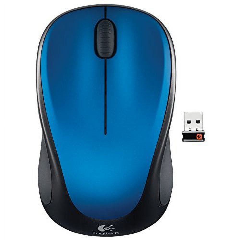 Restored Logitech Wireless USB Mouse M317 Blue (Refurbished) - Walmart.com