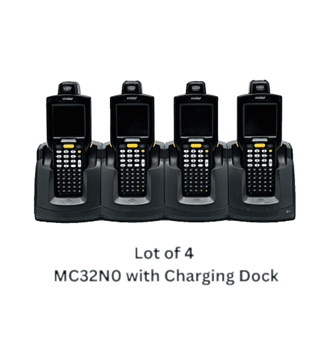 Restored "Lot of 4" Symbol MC32N0 Mobile Barcode Scanners with Charging ...
