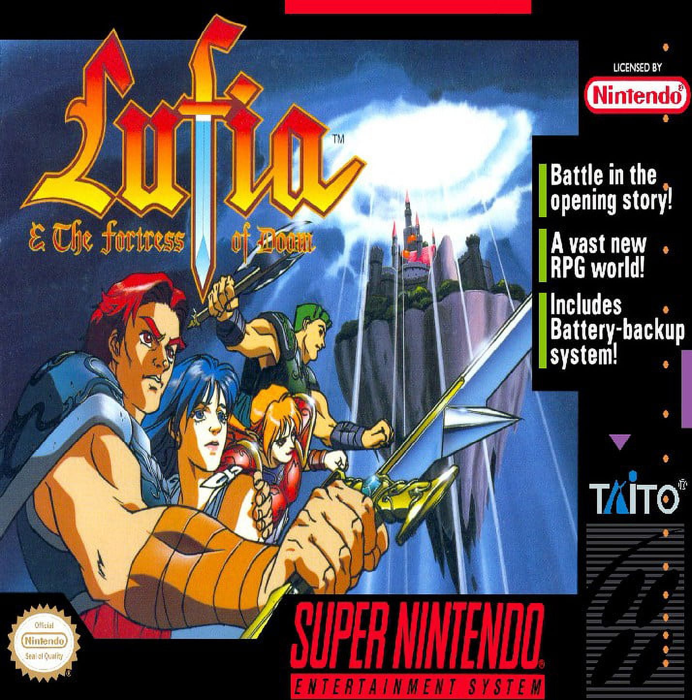 Restored Lufia & the Fortress of Doom (Super Nintendo, 1995) SNES RPG ...