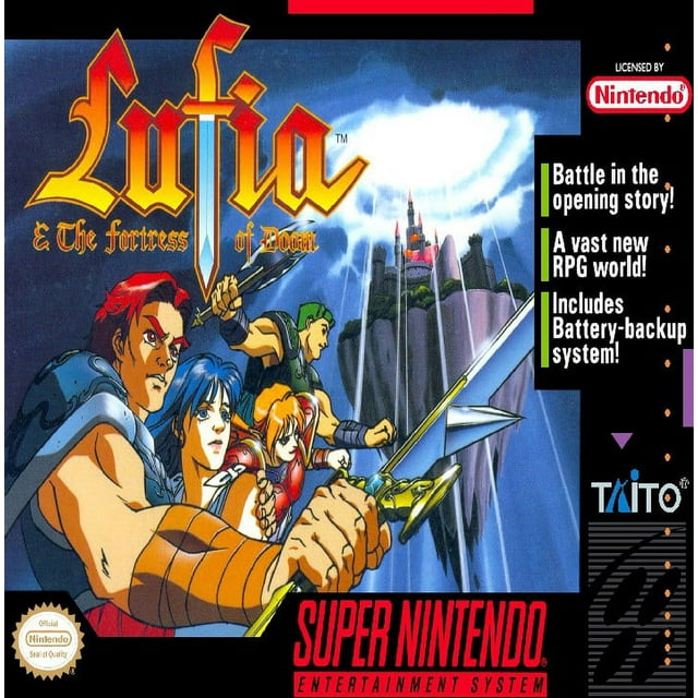 Restored Lufia & the Fortress of Doom (Super Nintendo, 1995) SNES RPG ...