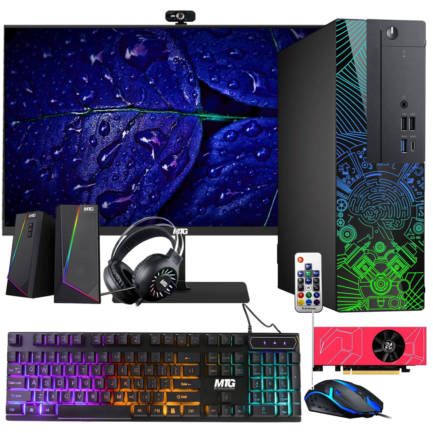 Restored Lumos 8 Gaming Desktop PC, Intel Core i5, AMD RX 6400 4GB DDR6 ...