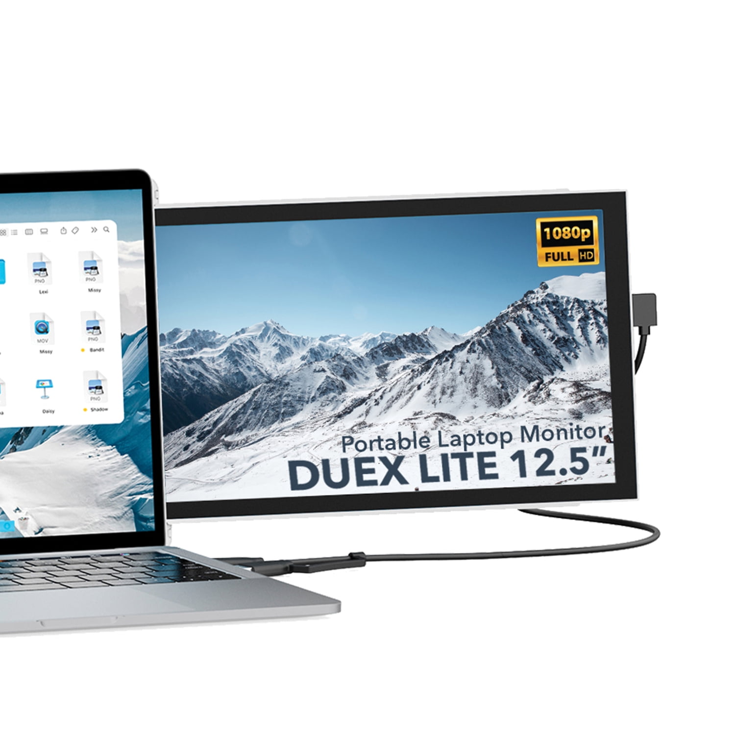 Restored MP Duex Lite WHITE 12.5-In. IPS LCD Slide-Out Display for ...