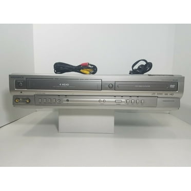 Magnavox MWD2205 DVD VCR Combo, Pre-Owned, Remote, Manual, A/V Cables, HDMI Converter - Walmart.com