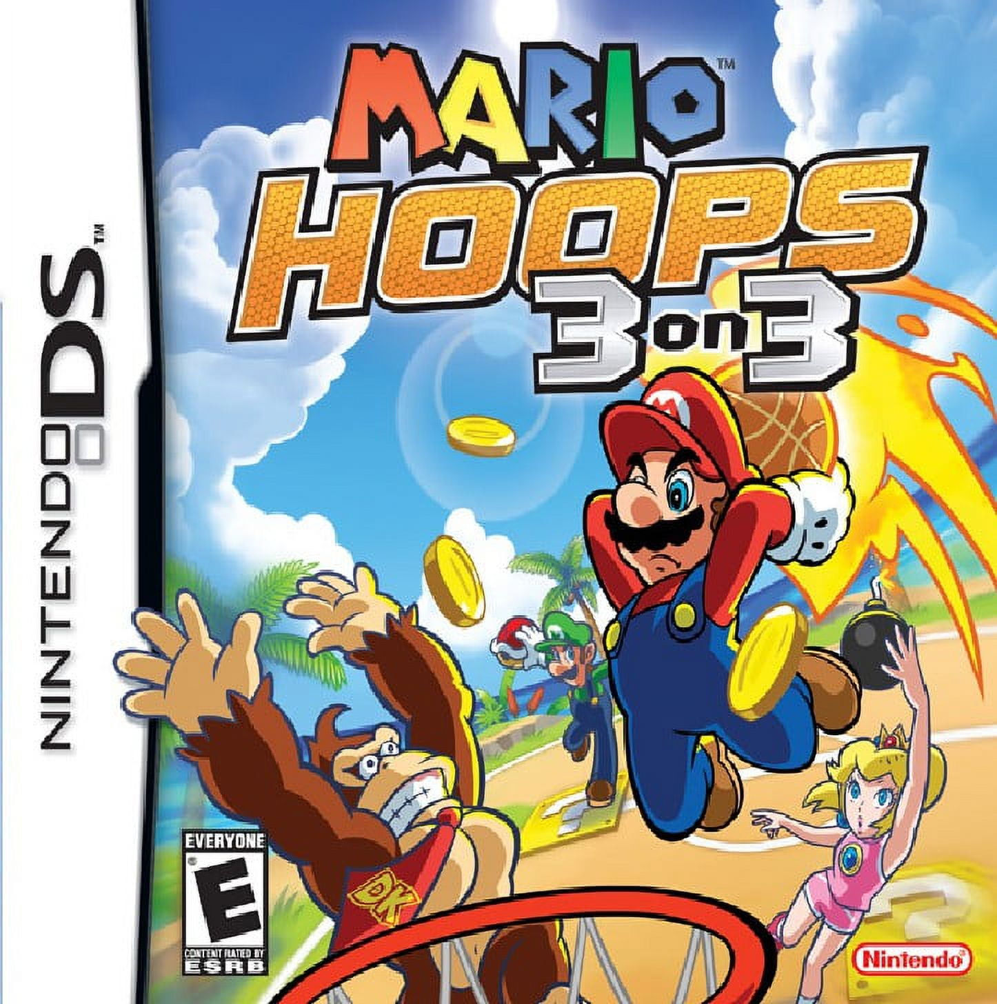 Restored Mario Hoops 3-on-3 (Nintendo DS, 2006) Basketball Game ...