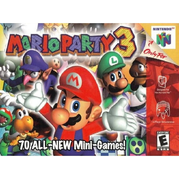 Restored Mario Party 3 (Nintendo 64, 2001) Mini-Games (Refurbished ...