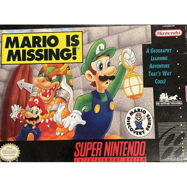 Restored Mario is Missing! (Super Nintendo, 1994) SNES Educational Game ...
