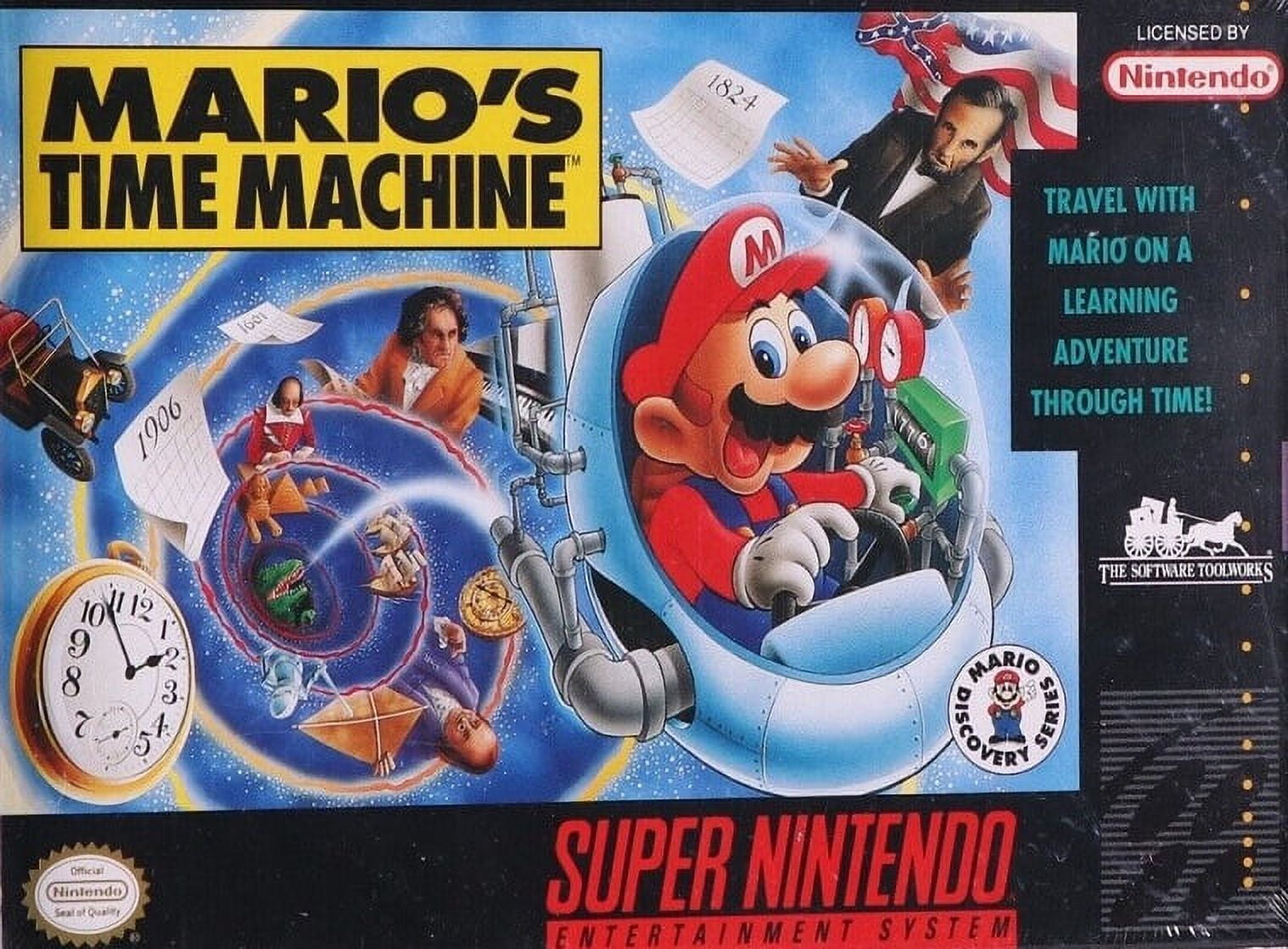 Restored Mario's Time Machine (Super Nintendo, 1993) SNES Educational ...