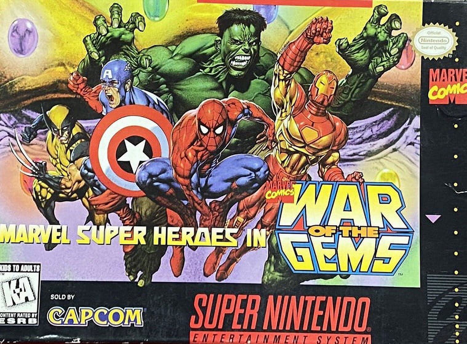 Restored Marvel Super Heroes: War of the Gems (Super Nintendo, 2000 ...