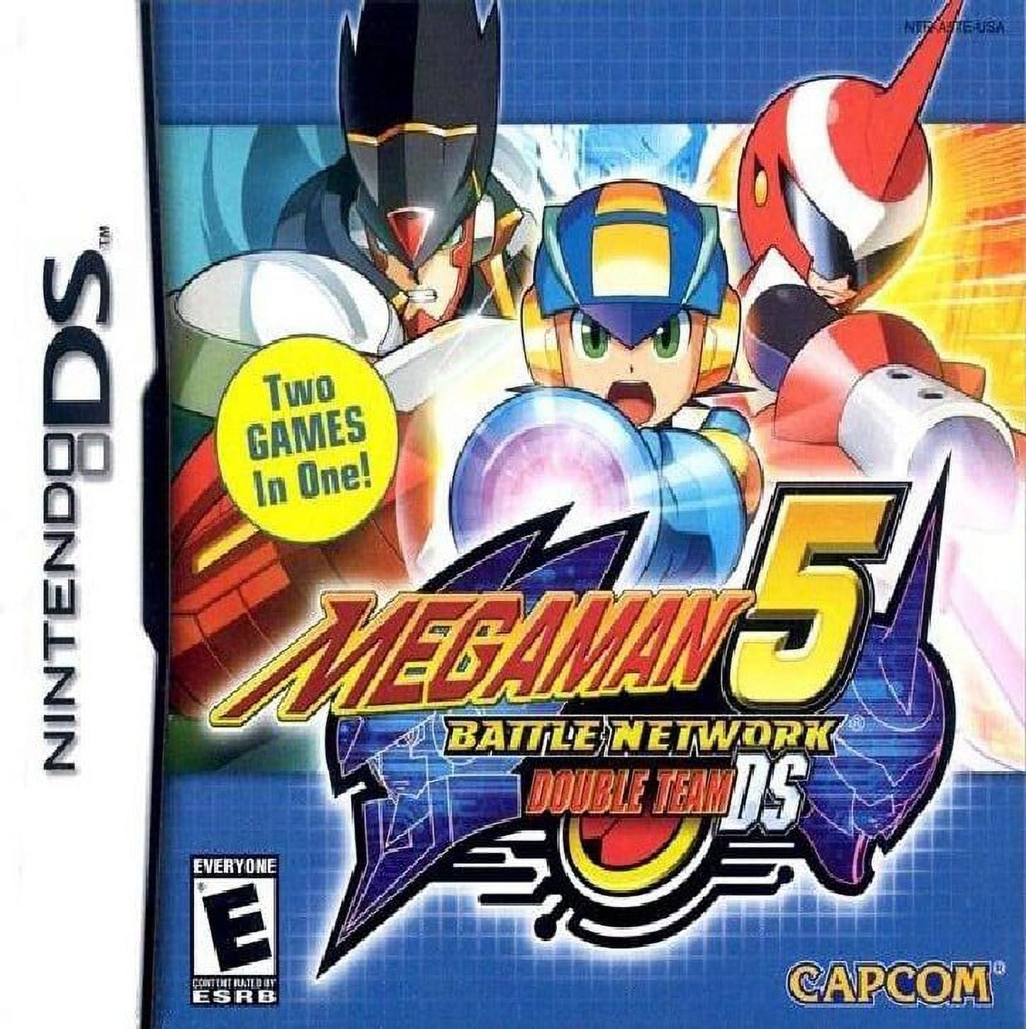 Restored Mega Man Battle Network 5: Double Team (Nintendo DS, 2005) RPG ...