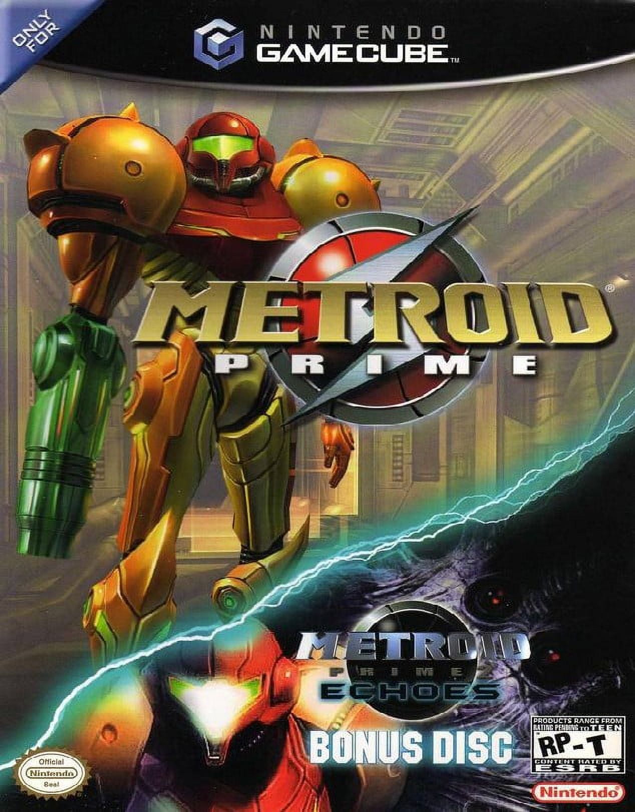 Restored Metroid Prime + Metroid Prime 2 Echoes Bonus (Nintendo ...
