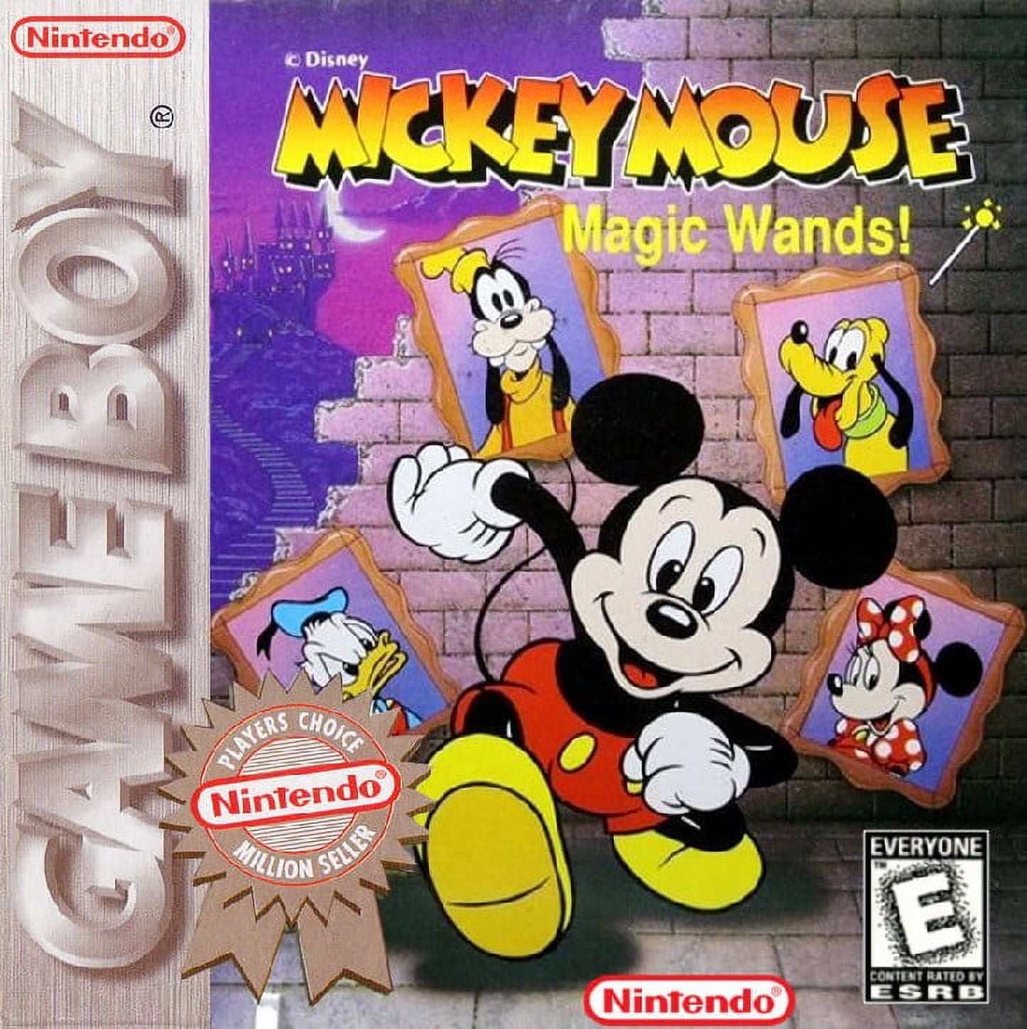 Restored Mickey Mouse Magic Wands (Nintendo Gameboy Original, 1998 ...