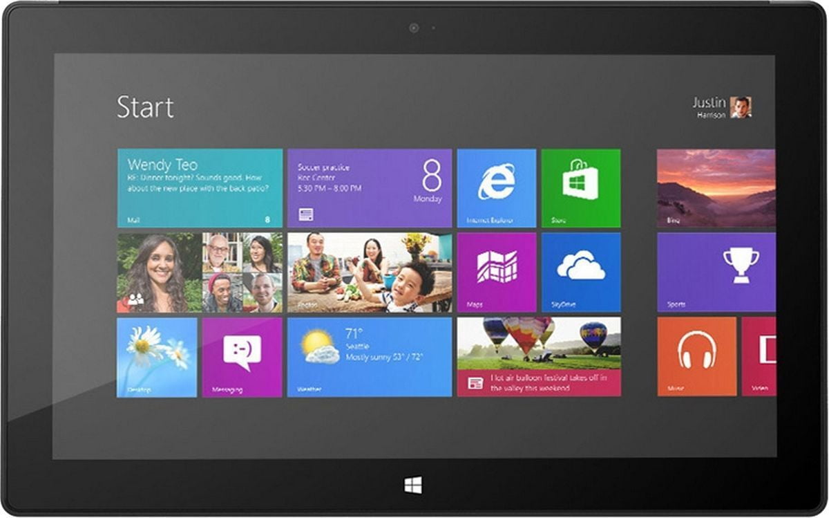 Restored Microsoft Surface 2nd. Gen 10.6" NVIDIA Tegra 2GB RAM 32GB SSD ...