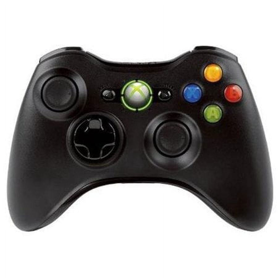 Restored Microsoft Xbox 360 Wireless Controller Black (Refurbished ...