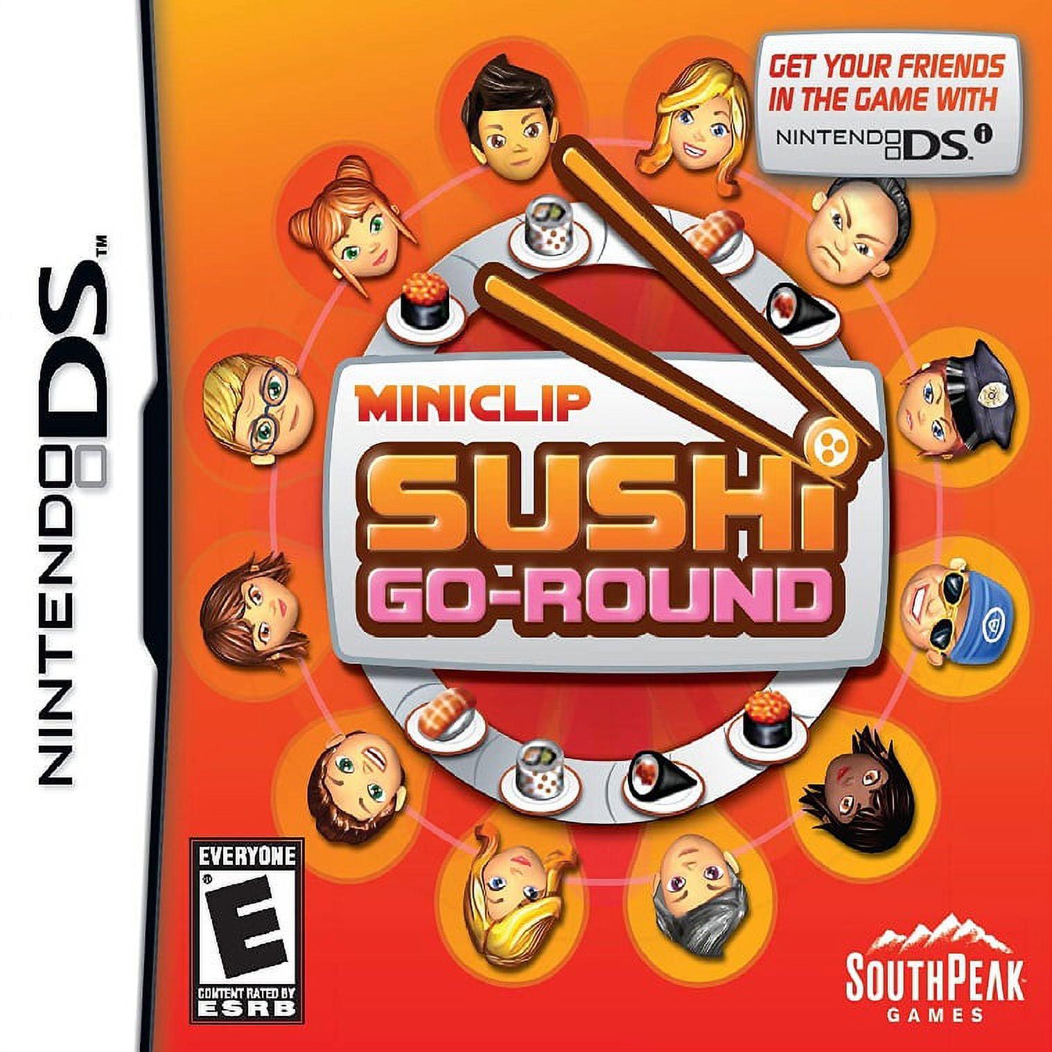Restored Miniclip Sushi Go Round (Nintendo DS, 2010) Cooking Game ...