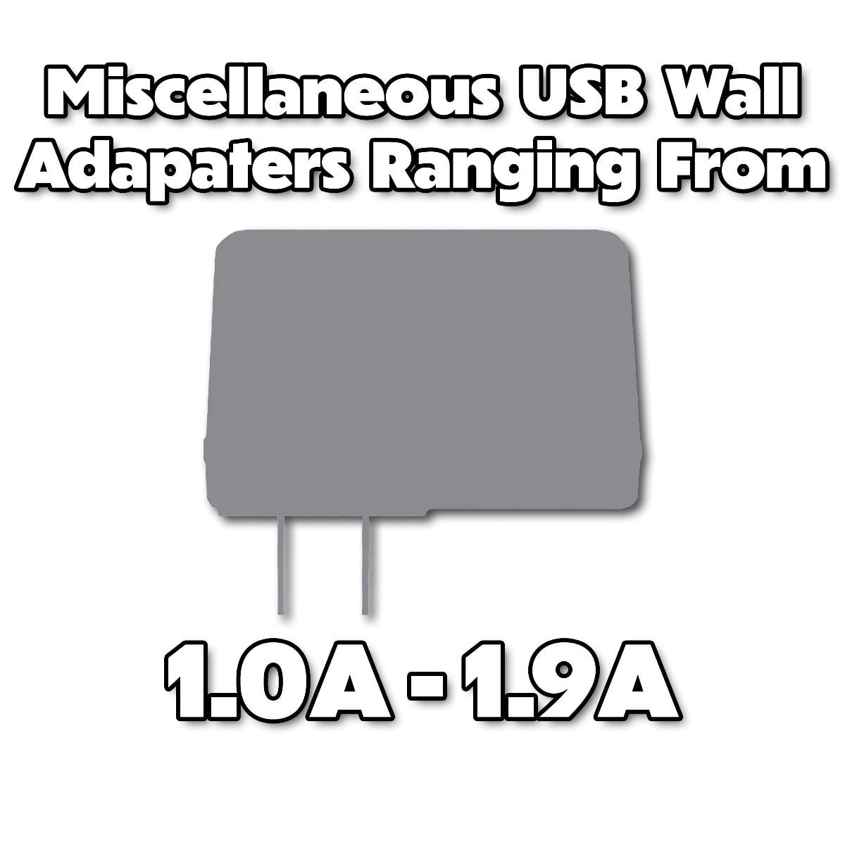 Restored Miscellaneous & Mixed Wall Charger USB Adapter (1.0A to 1.9A ...
