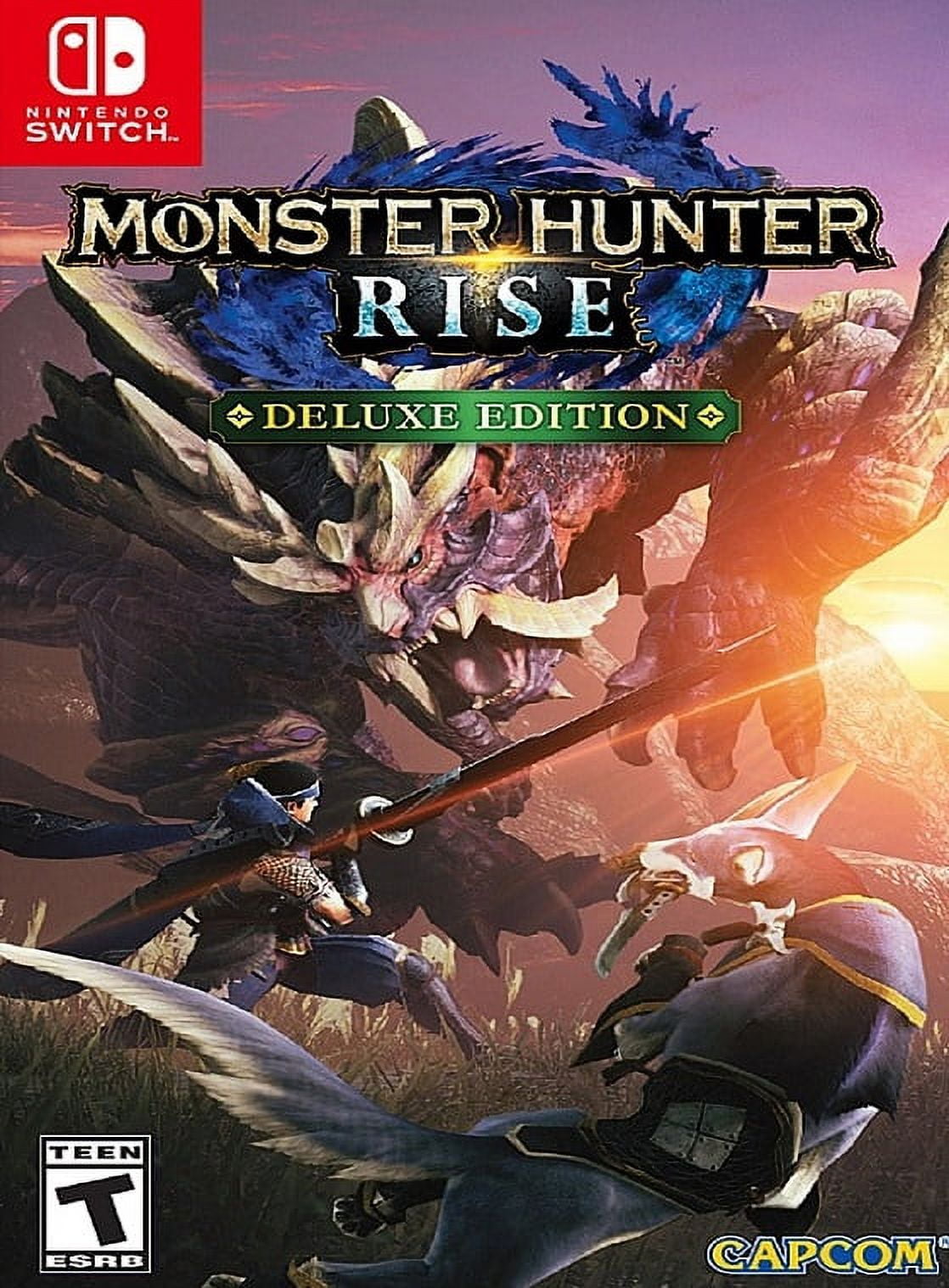 Restored Monster Hunter Rise Deluxe Edition (Nintendo Switch, 2021) RPG ...