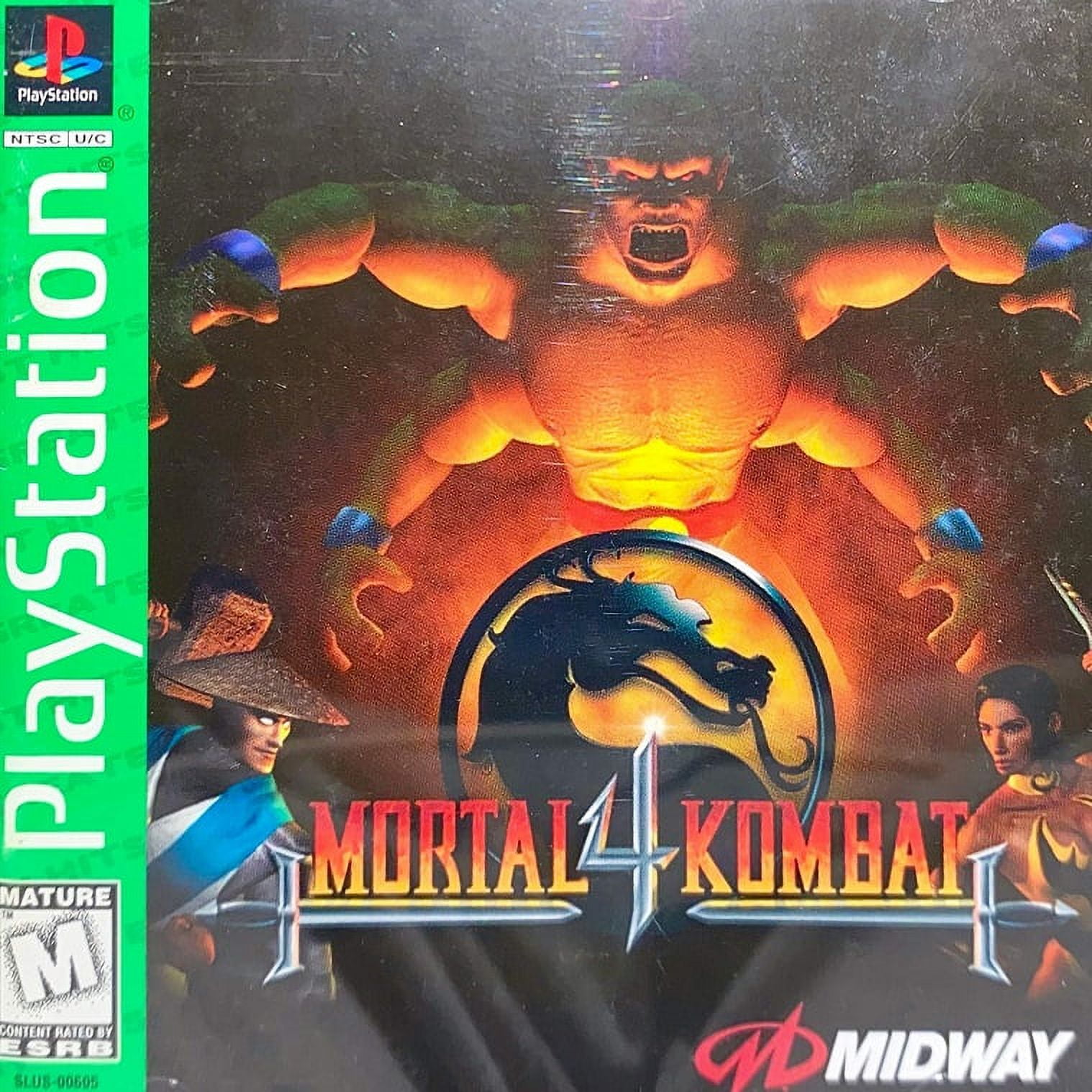 Restored Mortal Kombat 4 (Sony PlayStation 1, 1998) (Refurbished ...