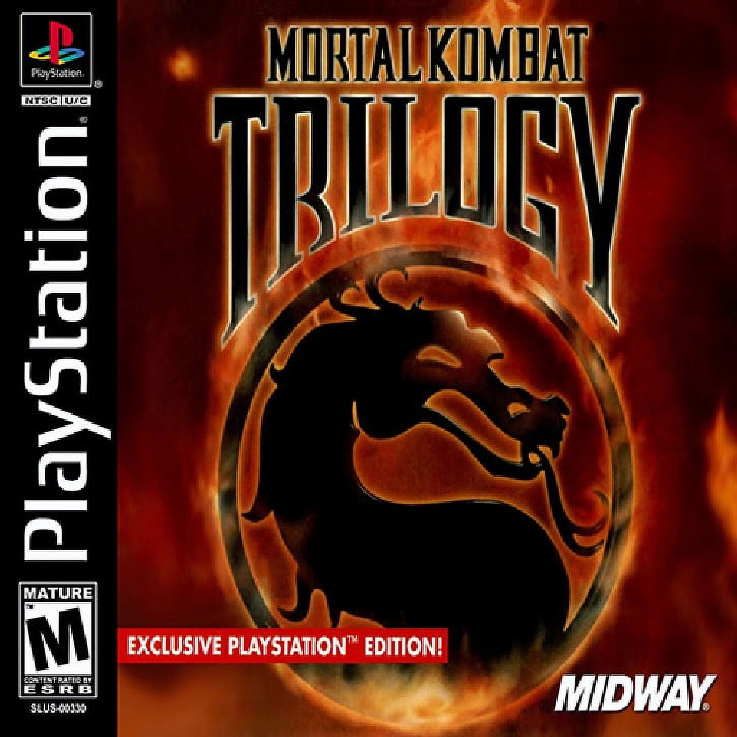 Restored Mortal Kombat Trilogy Edition(PlayStation 1, 1996) Fighting ...