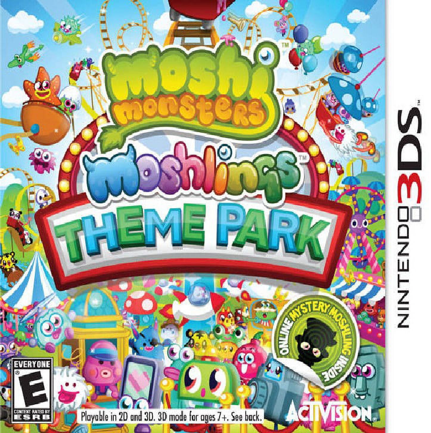 Restored Moshi Monsters Moshlings Theme Park (Nintendo 3DS ...