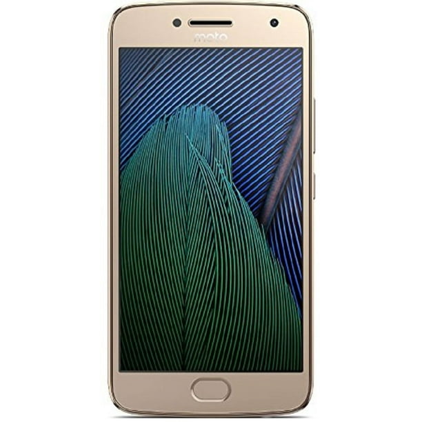 Restored Motorola XT1687 Moto G Plus (5th Generation) - Fine Gold - 32 ...