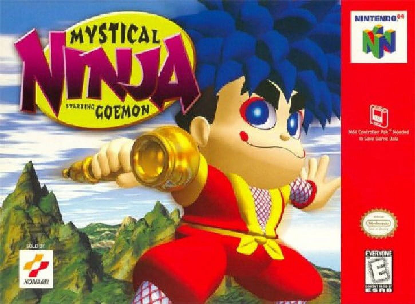 Restored Mystical Ninja Starring Goemon (Nintendo 64, 1998) RPG Game ...