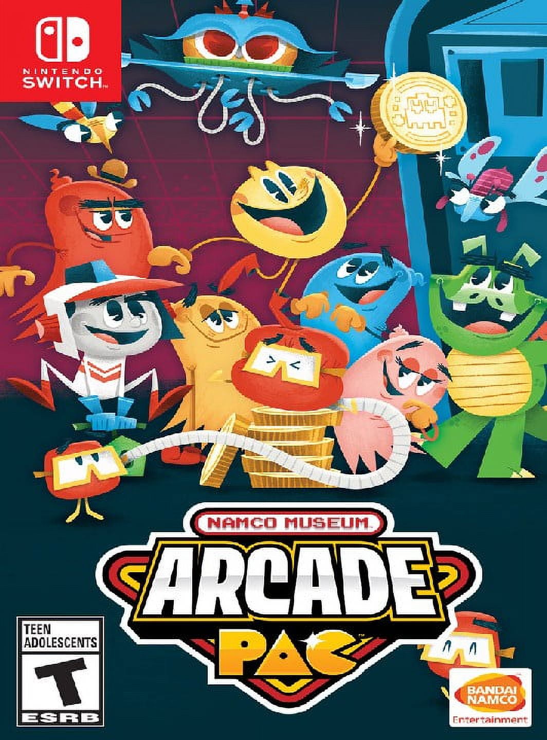 Restored NAMCO MUSEUM ARCADE PAC (Nintendo Switch, 2018) (Refurbished ...