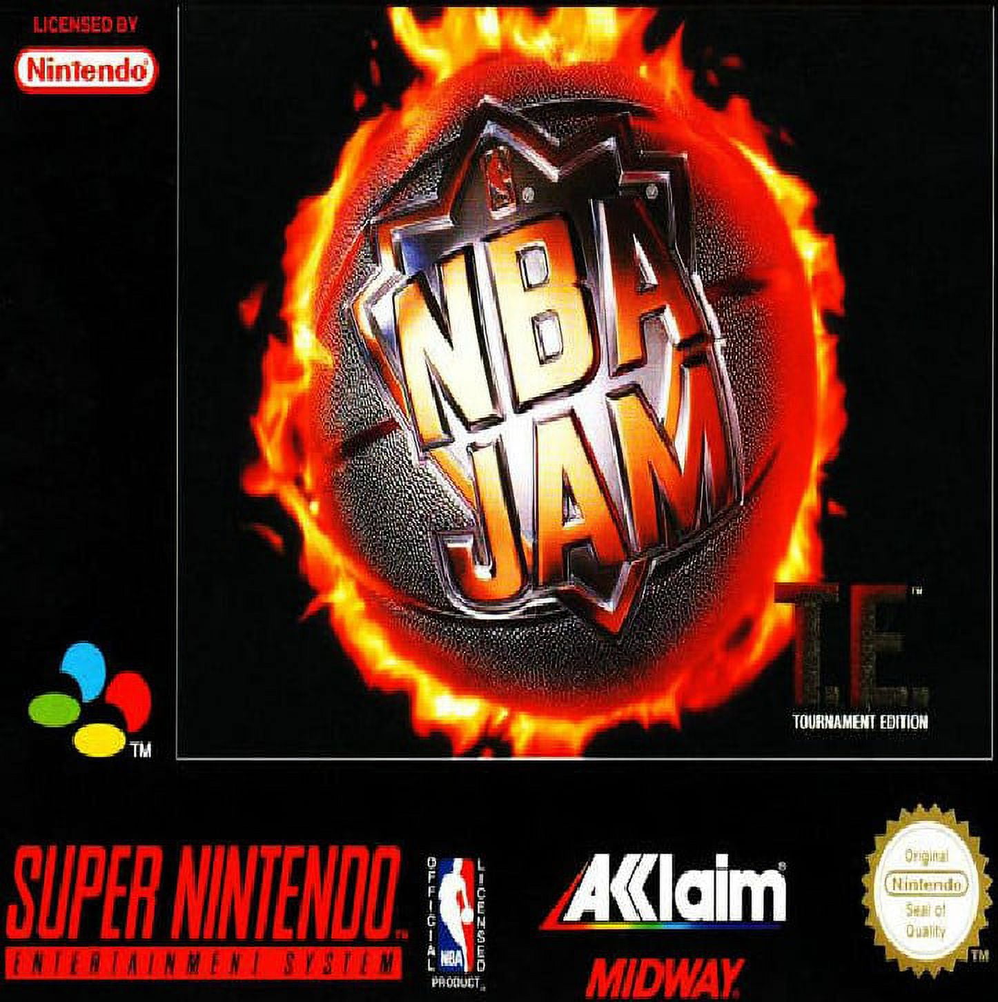 Restored NBA Jam Tournament Edition (Super Nintendo, 1995) SNES Basketball Game (Refurbished ...