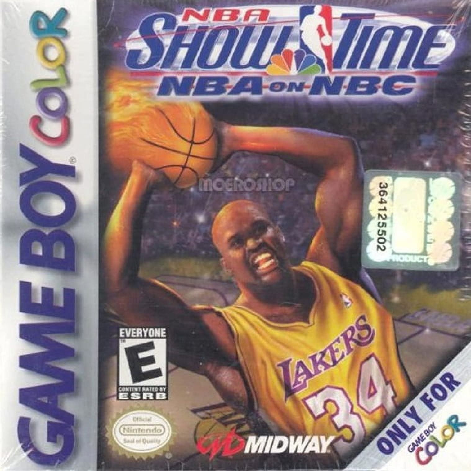 Restored NBA Showtime: NBA on NBC (Nintendo GameBoy Color, 1999 ...
