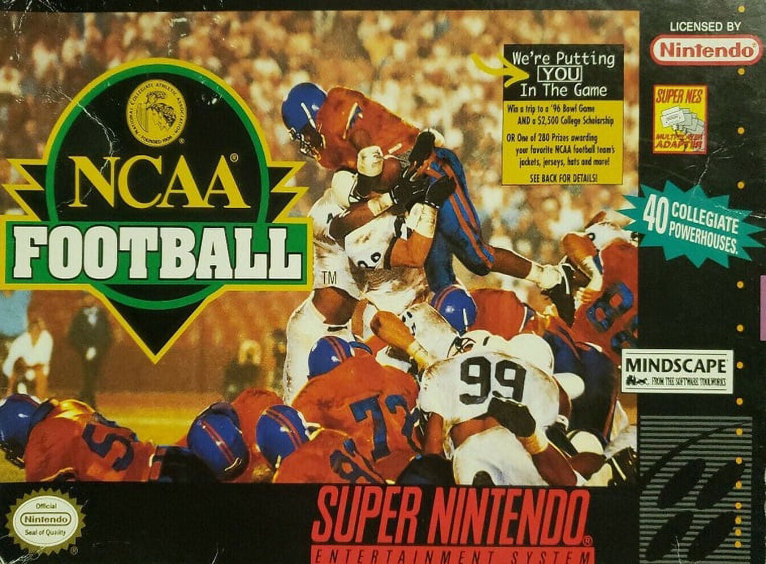 Restored NCAA Football (Super Nintendo, 1994) (Refurbished) - Walmart.com
