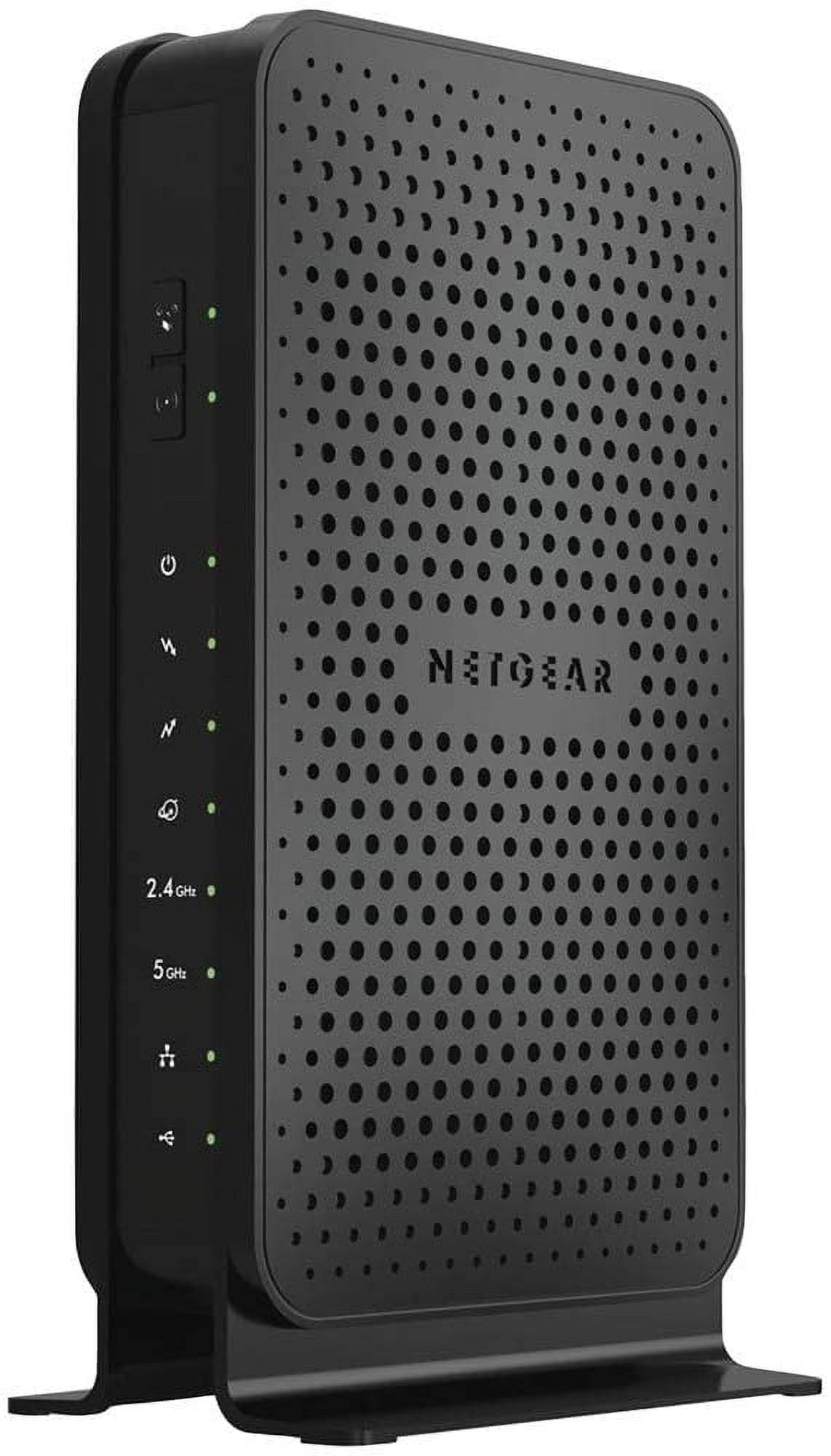 NETGEAR C3700-NAR DOCSIS 3.0 WiFi Cable Modem Router, N600 Speeds ...