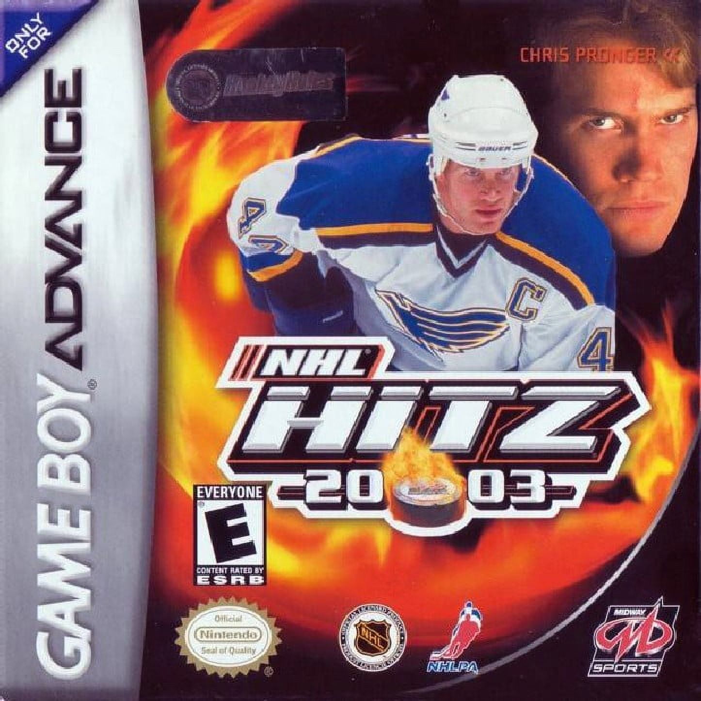Restored NHL Hitz 2003 20-03 (Nintendo GameBoy Advance, 2003) Hockey ...