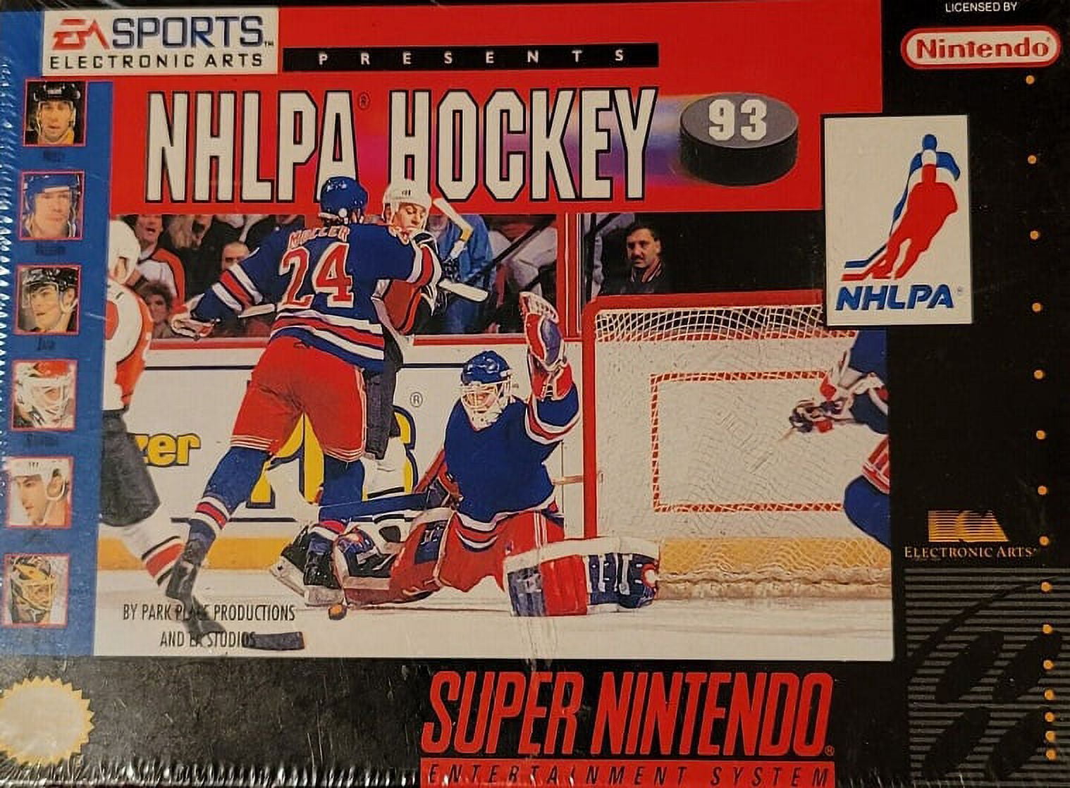 Restored NHLPA Hockey '93 (Super Nintendo SNES, 1992) (Refurbished ...