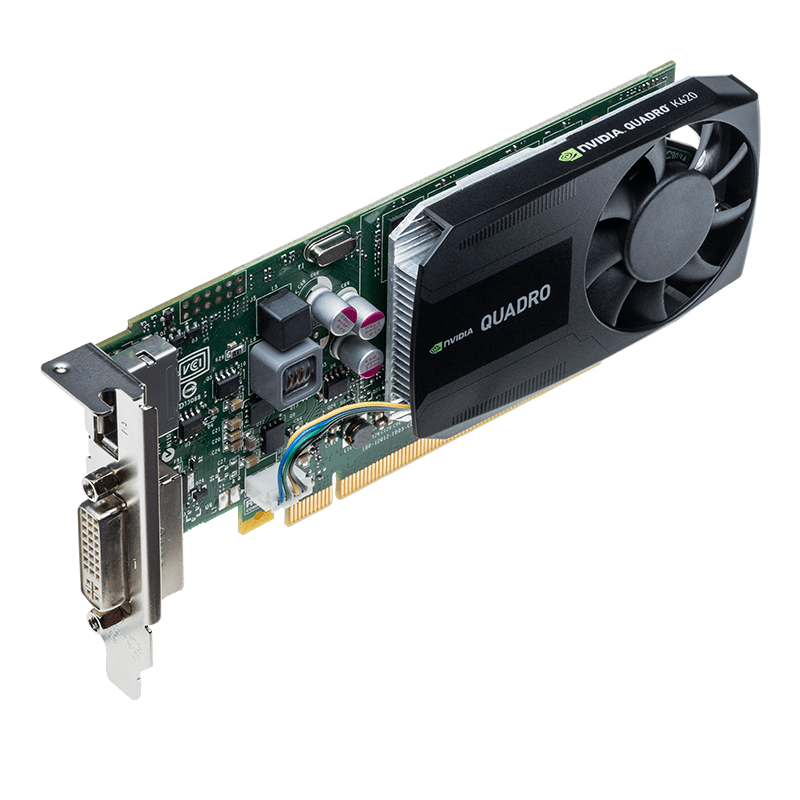 Restored NVIDIA Quadro K620 2GB Low Profile graphics card - DVI and ...