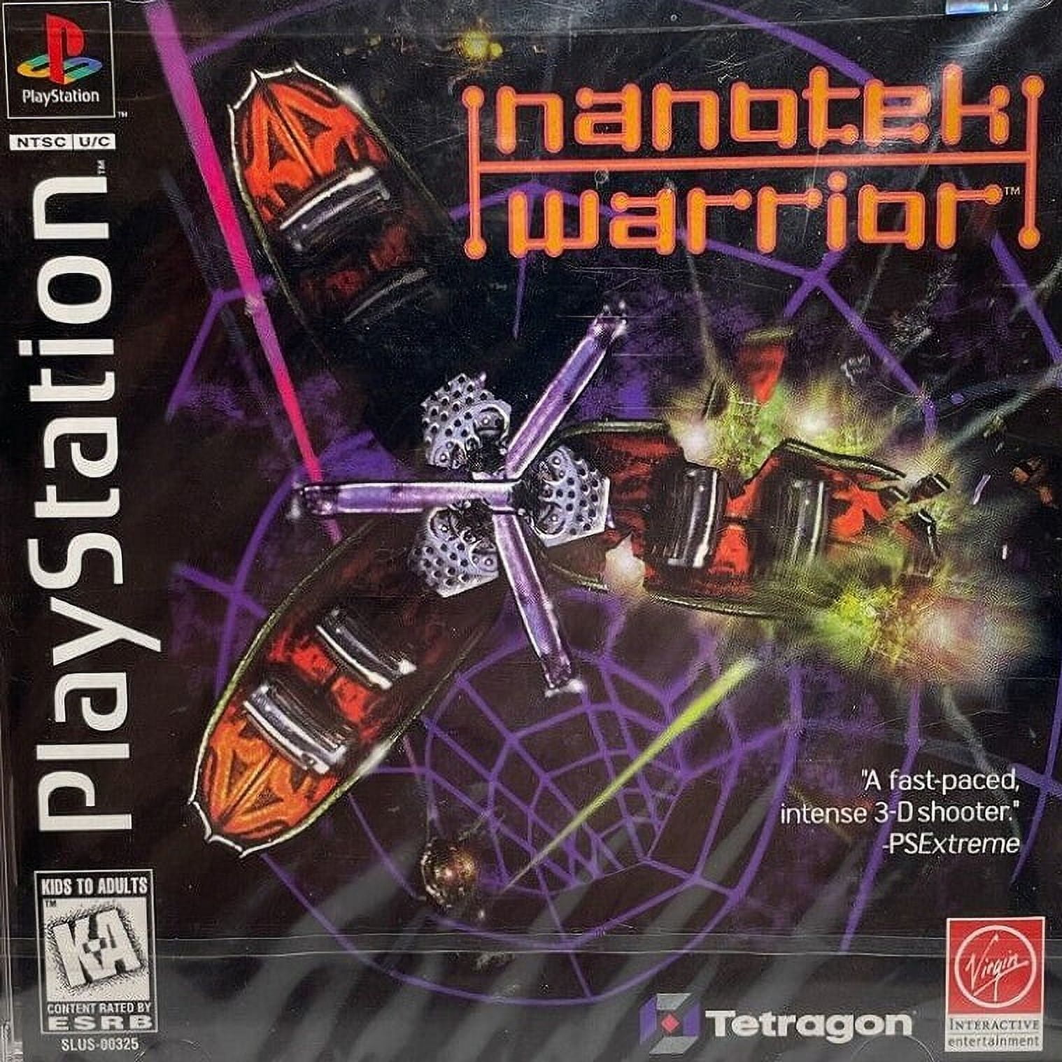 Restored Nanotek Warrior (Sony PlayStation 1, 1997) Shooter Game ...