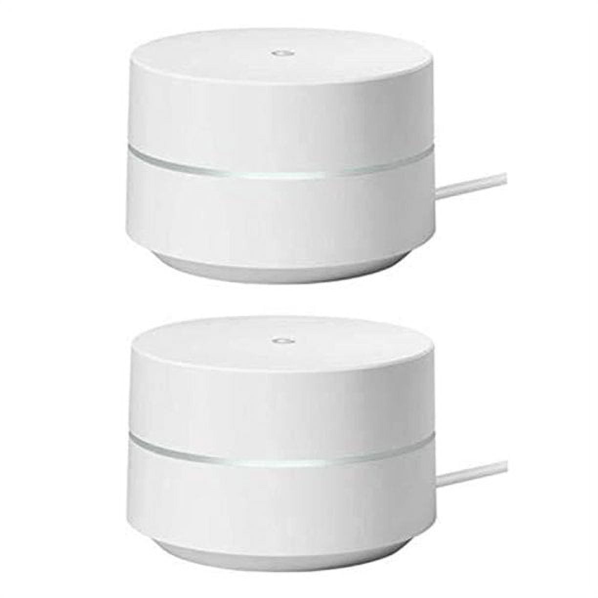 Restored Nest Google 2 Pack Wi-Fi Router with Power Cords (Refurbished ...