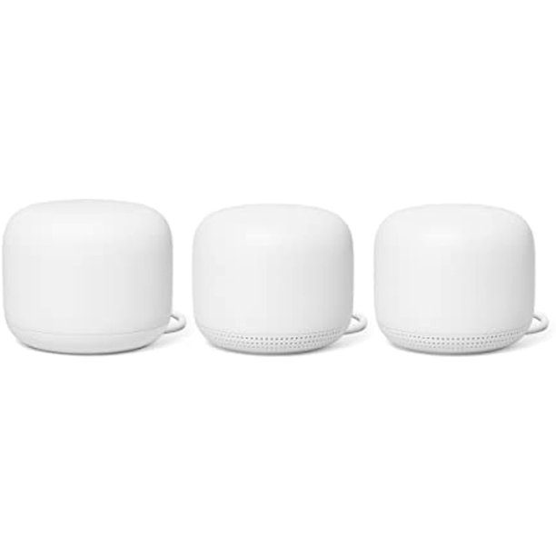 Restored Nest WiFi Router and 2 Points Mesh Router for Wireless Internet WiFi Extender with ...