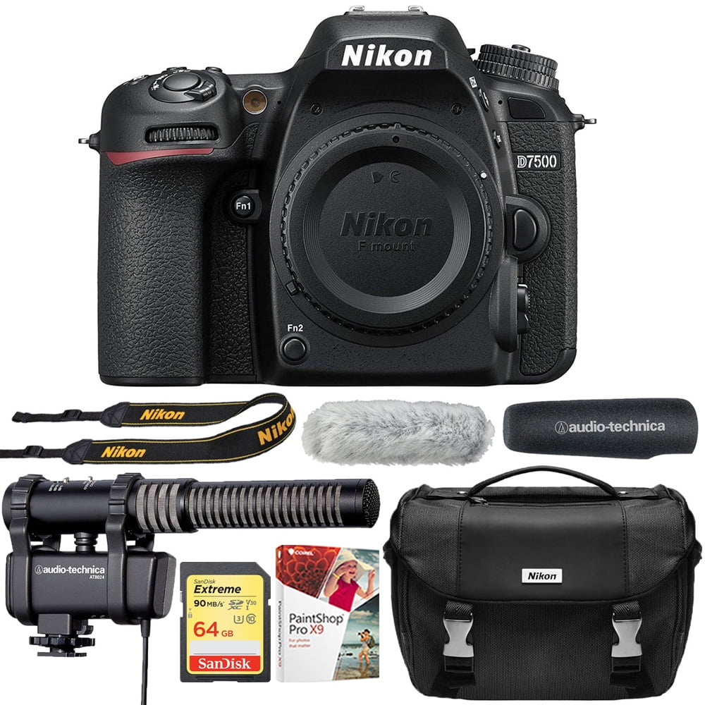 Restored Nikon D7500 20.9MP DX-Format 4K Ultra HD Digital SLR Camera ...